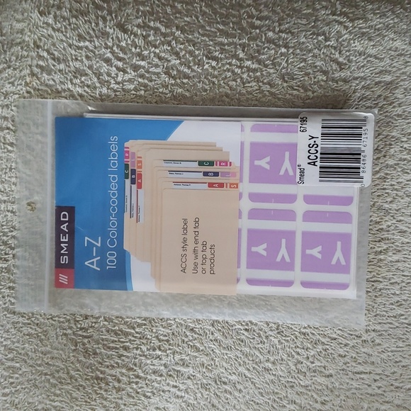 Smead | Office | New Smead Color Labels Y | Poshmark